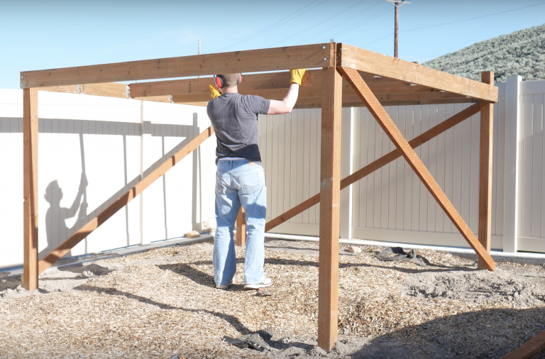 How to Build a Treeless Tree house – Part 1 – Footings and Deck – LRN2DIY