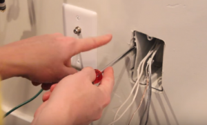 How to Add an Electrical Outlet for a Wall Mounted TV – LRN2DIY