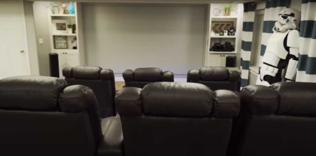 Do it Yourself Home Theater Stadium Seating Riser…with Power! – LRN2DIY