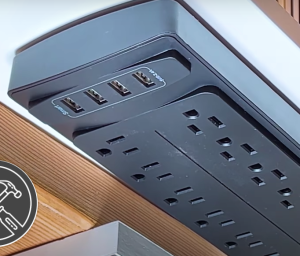 One Simple Trick for Mounting Power Strips – LRN2DIY